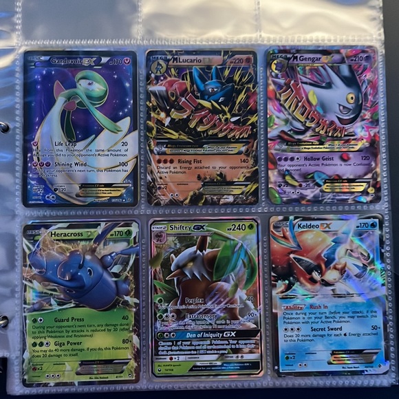 Pokemon | Toys | Rare Pokmon Book With 20 Exs And Mega Cards | Poshmark